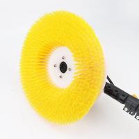 China Lightweight Telescopic Pole Solar Panel Washer with Single-Disc Head Rotating Brush 1 for sale