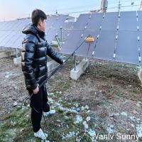 China Solar Panel Cleaning Water Spray Brush System 3.6m-11.4m Aluminum Alloy Carbon Fiber for sale