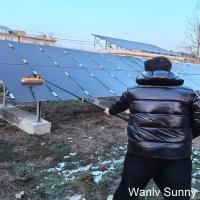China Solar Panel Cleaning Water Spray Brush System 3.6m-11.4m Aluminum Alloy Carbon Fiber for sale