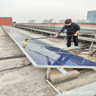 China 7.5m Aluminum Alloy Water Fed Handle for Solar Panel Cleaning Manual Spray Brush for sale