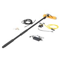 China Solar Panel Cleaning Kit 55cm Nylon Brush Head Water Tap Connection Manual Spray Brush 4 Section for sale