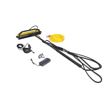 China Aluminum Alloy Telescopic Rod Solar Panel Washing Brush Photovoltaic Cleaning Machine 3.5M for sale