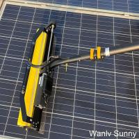 China Nylon Yarn Brush Solar Panel Cleaner Kit Electric Rolling Brush 1200mm for PV Panel Cleaning for sale
