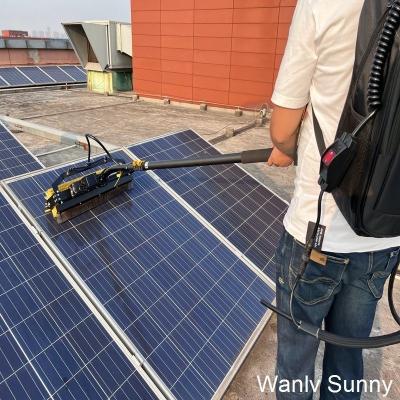 China Solar Panel Cleaning Equipment Dual Power Supply Curved Gooseneck 1200mm for sale