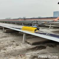 China 3.5m Aluminum Alloy Handle Electric Solar Cleaning Machine for Photovoltaic Panel Cleaning for sale