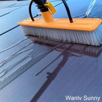 China 10m Carbon Fiber Solar Panel Cleaning Brush Kit for Photovoltaic Farm Manual Washing for sale