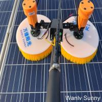 China Multi-Angle Electric Double-Head Brush Solar Panel Cleaner Supported OEM in Wuxi City for sale