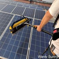 China 5.5m Open Length Solar Panel Cleaner Rolling Brush for Photovoltaic Farms 220V for sale