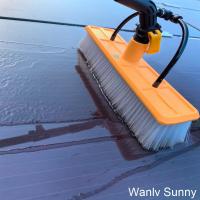 China Solar Panel Cleaning Kit 80cm Brush Telescopic Rod 7.5m Anti Frozen Water Pipe for sale