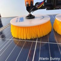 China Double-Head Spin Washing Brush Solar Panel Cleaning System 180W 24V for Power Plant Maintenance for sale