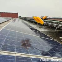 China Double-Head Spin Washing Brush Solar Panel Cleaning System 180W 24V for Power Plant Maintenance for sale