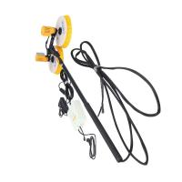 China 7.5m Telescopic Rotating Solar Panel Cleaning Brush for Photovoltaic Station 180W 24V for sale