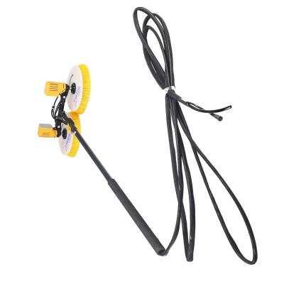 China Solar Scrubbers Double-Disc Rotary Brush for Cleaning Photovoltaic Panels AC110-240V 40cm for sale