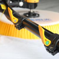 China Solar Scrubbers Double-Disc Rotary Brush for Cleaning Photovoltaic Panels AC110-240V 40cm for sale