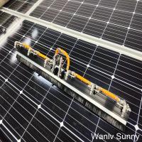China Aluminum Alloy Solar Panel Cleaning Brush 3m Telescopic Handle for Glass for sale