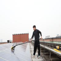China 10 Days Delivery Solar Panel Cleaning Rotary Brush with Cold Water Cleaning Process for sale