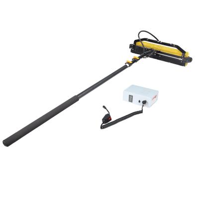 China Aluminum Alloy Telescopic Handle Solar Panel Washing Brush with Nylon Yarn Head 3m for sale