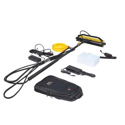 China Advanced Semi-automatic Electric Solar Panel Cleaning Brush with 7.5 M Extension Pole for sale