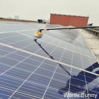 China Manual Spray Brush Solar Panel Cleaning Kit 4.8m Extended Handle Cold Water Tool for sale
