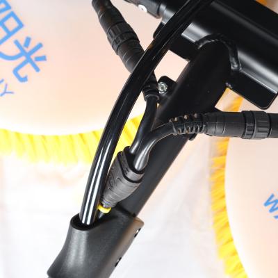 China Double Head Spin Brush for Photovoltaic Cleaning 40cm Width 180W Motor for sale