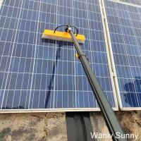 China Solar Panel Cleaning Brush with Lithium Battery Water Pump Aluminum Alloy 80cm 3.5m for sale