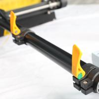 China 7.5m Scalable Aluminum Alloy Pole Electric Rolling Brush for Solar Panel Cleaning for sale