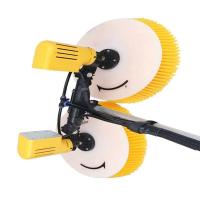 China Rotary Brush Cleaner for Solar Panels AC110-240V 180W Telescopic Rod 3.5-7.5m for sale
