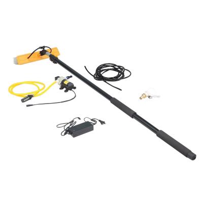 China Aluminum Alloy Solar Panel Cleaning Kit 3.6m-11.4m Water Fed Brush with Dual-Use for sale
