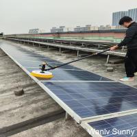 China PV Farm Cleaning Spin Brush 1-Head 1200mm Solar Panel Washer for sale