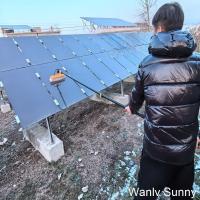 China Manual Solar Panel Cleaning Brush 55cm Head 6.0m Aluminum Alloy Handle for sale
