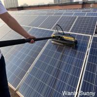 China Photovoltaic Cleaning Machine 60cm Nylon Brush 7.5m Telescopic Pole Solar Panel Cleaner for sale