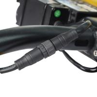 China Aluminum Alloy Carbon Fiber Solar Panel Cleaning Brush Water Fed Rolling 110V for sale