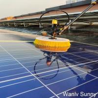 China Mobile Solar Panel Cleaning Brush Single-Head Rotating Brush 1200mm Width FOB for sale