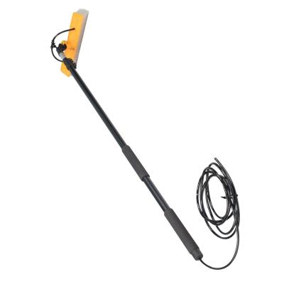 China WLS-22-10PT Solar Panel Cleaning System 10M Telescopic Carbon Fiber Pole Manual Spray Brush for sale