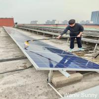 China 55cm Big Head Carbon Fiber Telescopic Water Spray Brush 11.4m for Solar Panel Cleaning for sale