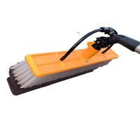 China Manual Spray Brush with 55cm Head and 11.4m Carbon Fiber Telescopic Handle for Solar Panel Cleaning for sale
