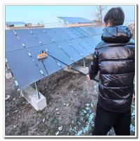 China PV Panel Cleaning Brush 7.1m Carbon Fiber Rod Water Hose Mini Pump Solar Panel Cleaner for sale