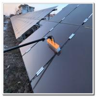 China PV Panel Cleaning Brush 7.1m Carbon Fiber Rod Water Hose Mini Pump Solar Panel Cleaner for sale