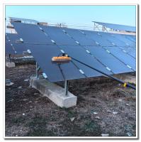 China PV Panel Cleaning Brush 7.1m Carbon Fiber Rod Water Hose Mini Pump Solar Panel Cleaner for sale