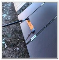China PV Panel Cleaning Brush 7.1m Carbon Fiber Rod Water Hose Mini Pump Solar Panel Cleaner for sale