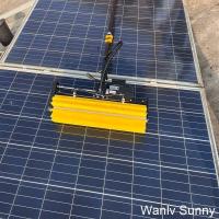 China Electric Brush for Solar Panel Cleaning 3.5m Adjustable Handle Brushless Motor Aluminum Alloy for sale