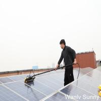 China Solar Panel Cleaning Tool with 3.5m Max Unfold Size and Regulable Aluminum Alloy Pole for sale