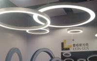 China 2700K-3500K Hanging Circle Led Light 27994lm Linear Suspension Lighting for sale