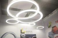 China 2700K-3500K Hanging Circle Led Light 27994lm Linear Suspension Lighting for sale