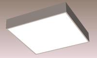 China Square Rectangle DALI Dimmable LED Panel Light 40W 50W 60W 80-90LM/W for sale