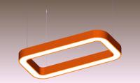 China Industrial Rectangle Linear Light Aluminum LED Linear Pendant Light for sale