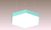 China 2700K-3500K Hexagon LED Panel Light Suspension Led Panel For Metro Station for sale