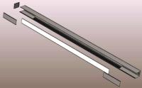 China 2400mm Luminaire Led Light Fixtures 8 Feet Linear Suspension Light for sale