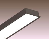 China Customized Recessed Linear Light 144 Leds/M Linear Led Pendant For Office for sale