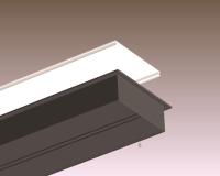 China Customized Recessed Linear Light 144 Leds/M Linear Led Pendant For Office for sale